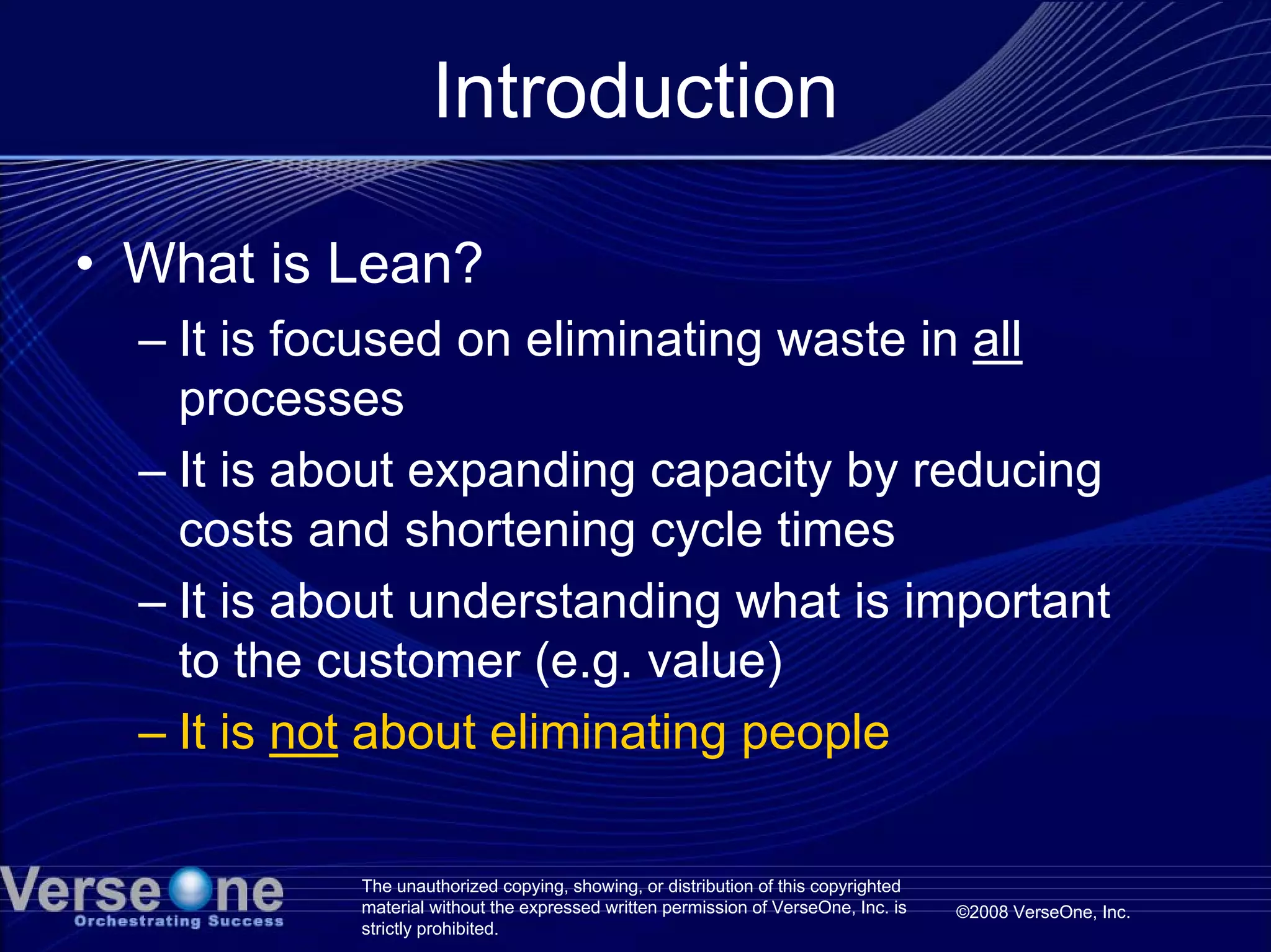 The Lean Journey | PDF
