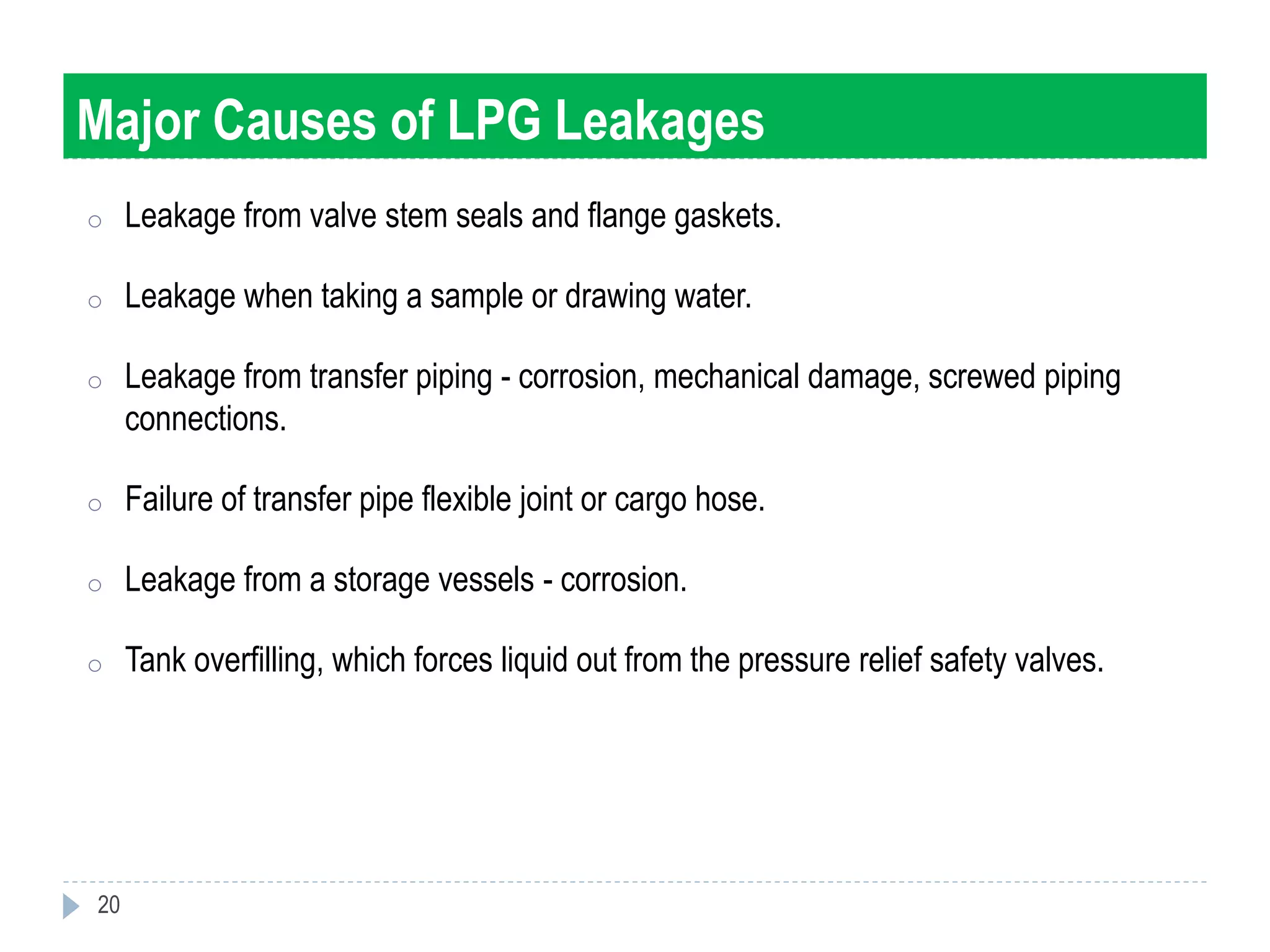 V 1 presentation on safety aspects of lpg handling and storage | PPTX
