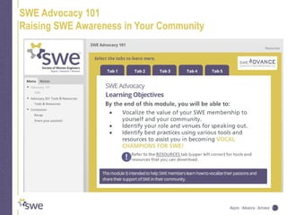 WE16 - What is SWE doing in Public Policy? | PPT