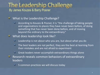 WE16 - Embracing the "Five Practices of Exemplary Leadership" | PDF