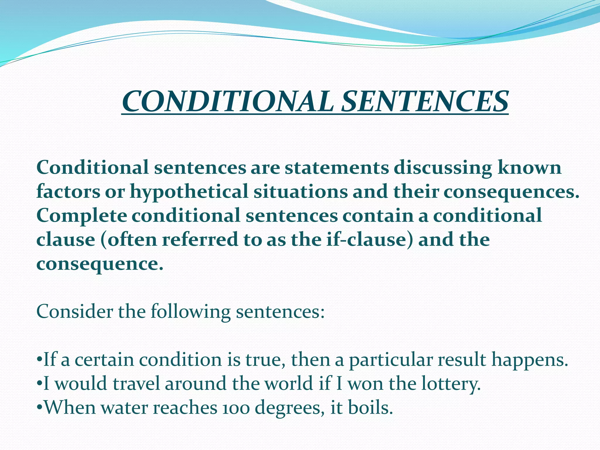 Conditionals | PPT