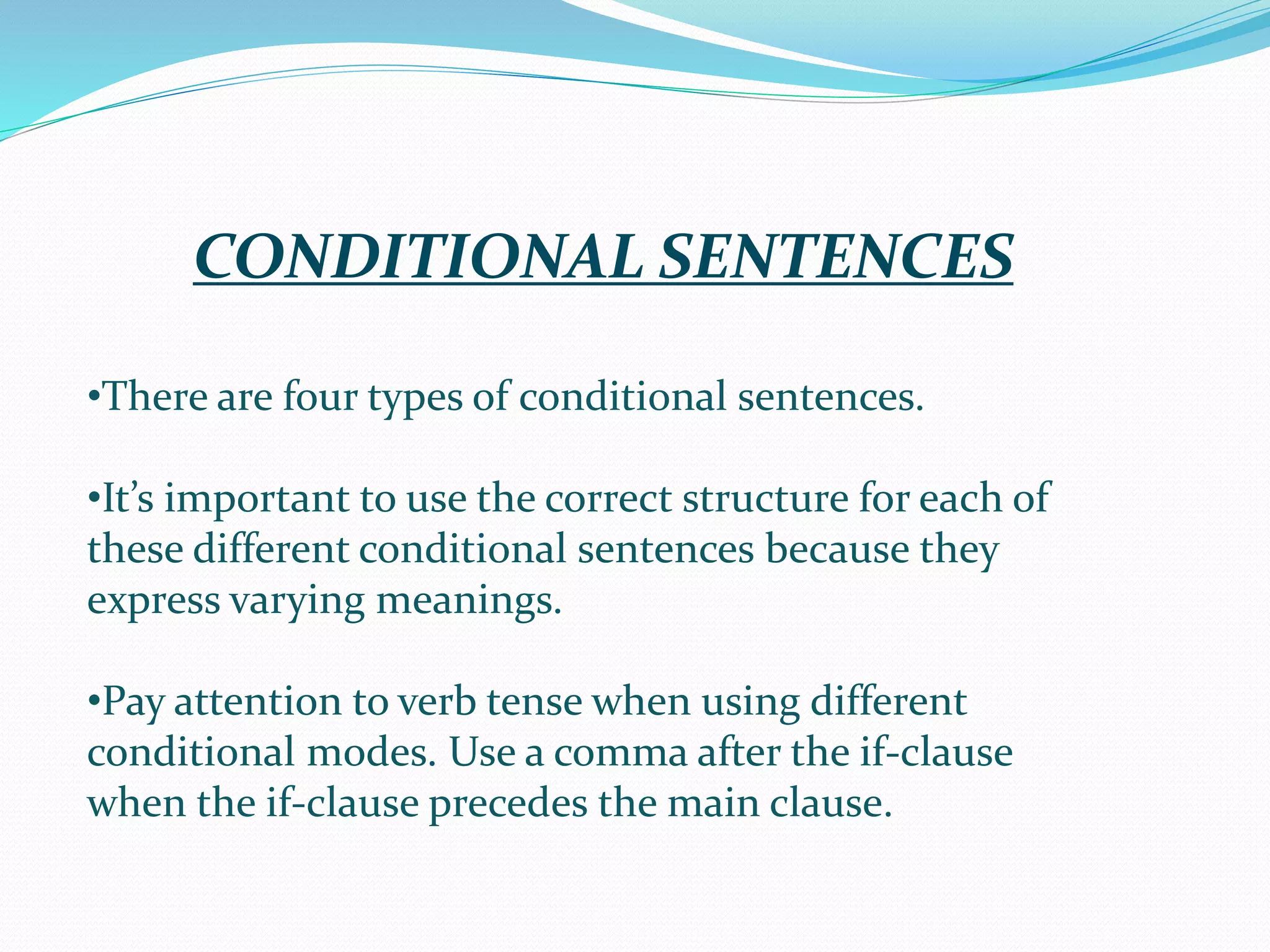 Conditionals | PPT | Free Download
