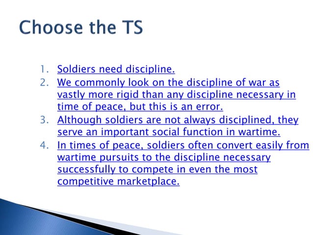 Topic sentences | PPTX