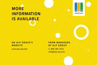 ALP GROUP EXPERIENCE | PPT