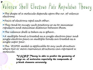 chemical bonding and molecular structure | PPT