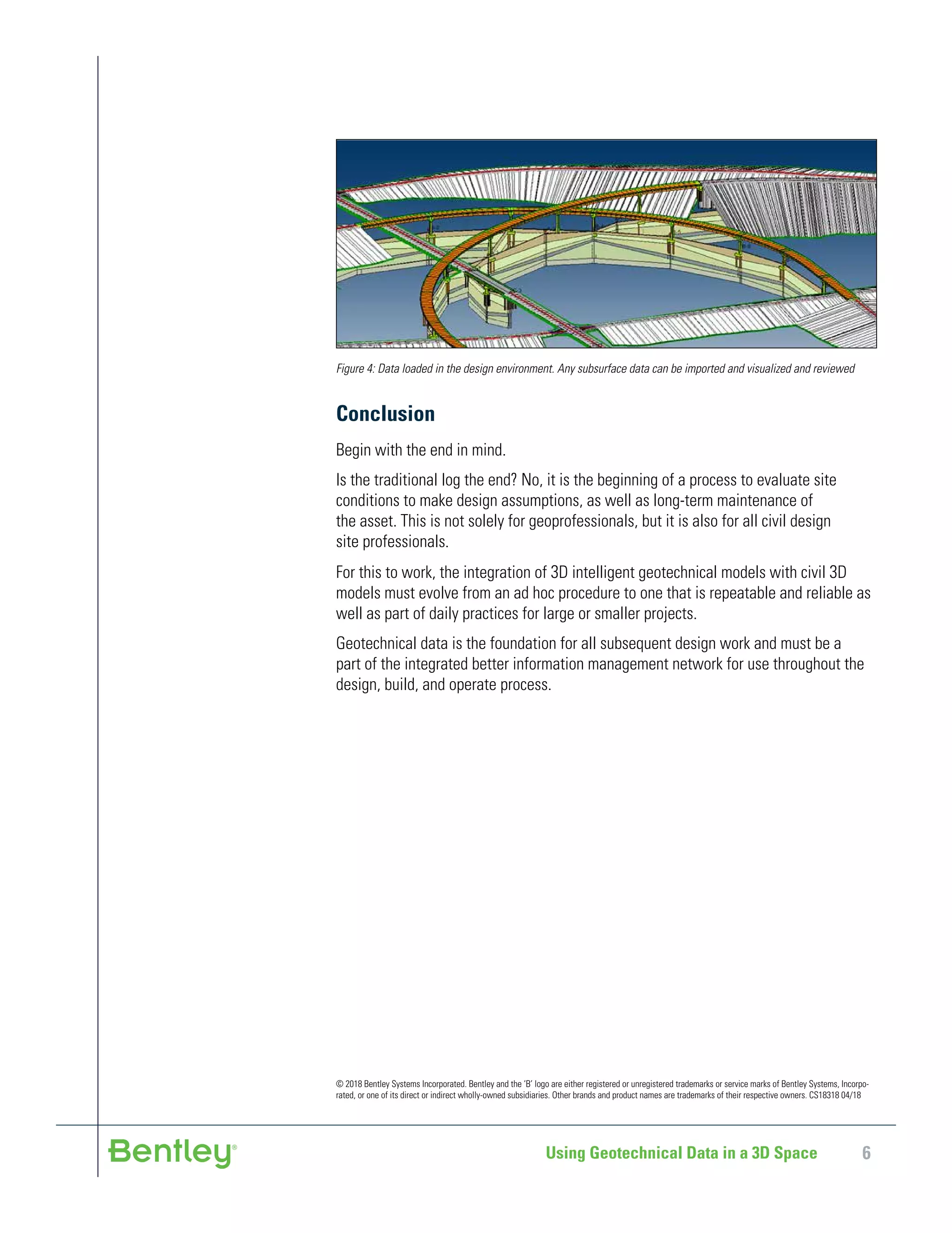 Using Geotechnical Data in a 3D Space Whitepaper | PDF