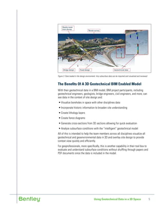 Using Geotechnical Data in a 3D Space Whitepaper | PDF