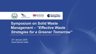 Solid Waste Management – Effective Waste Strategies for a Greener ...