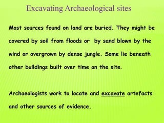 V2 history sources and archaeology primary & secondary sources | PPTX