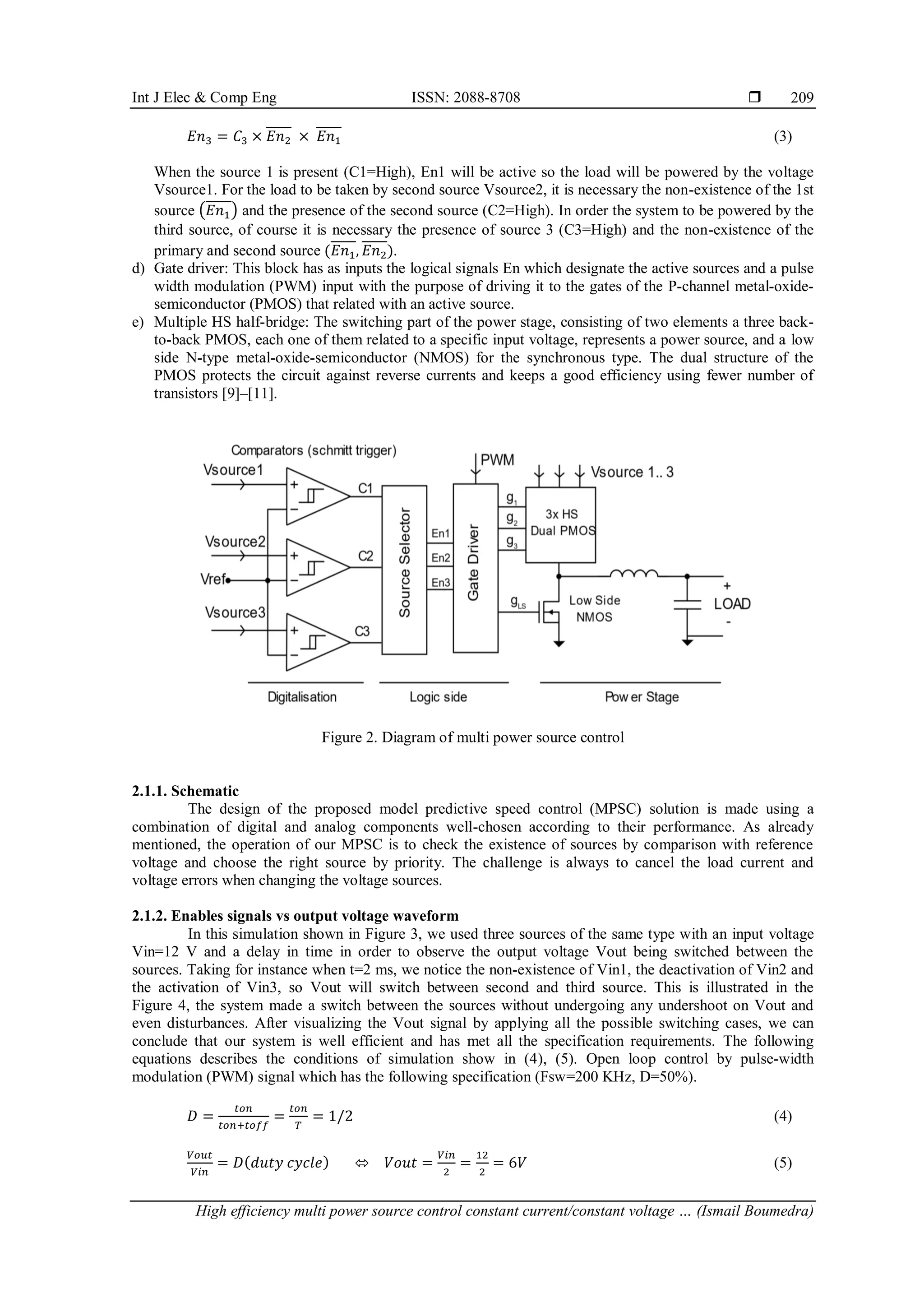 High efficiency multi power source control constant current/constant ...
