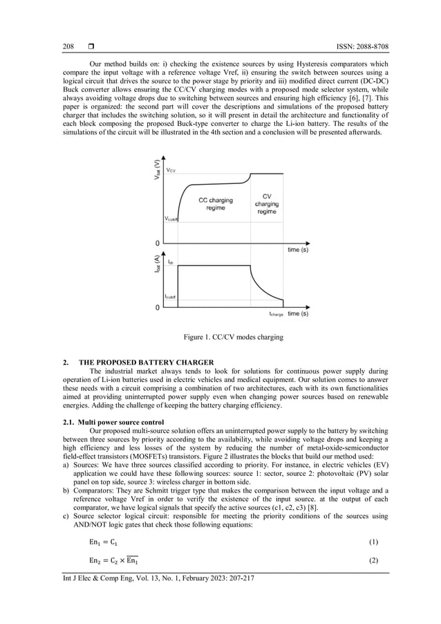 High efficiency multi power source control constant current/constant ...
