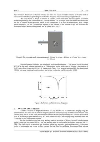 A New Design of a Wideband Miniature Antenna Array | PDF