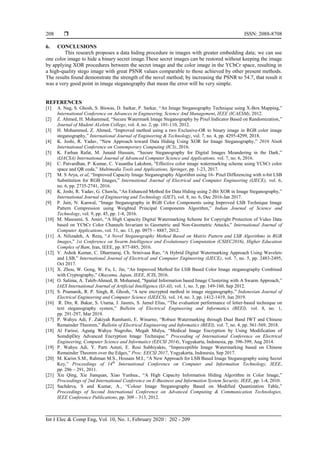 Color image steganography in YCbCr space | PDF