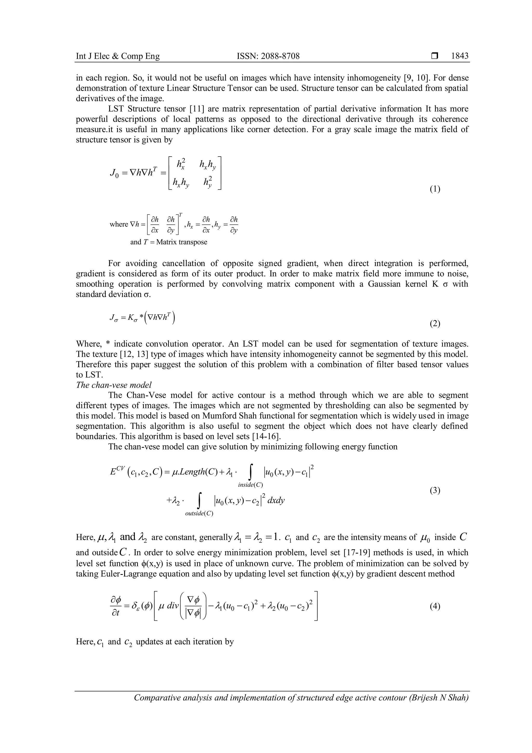Comparative Analysis And Implementation Of Structured Edge Active