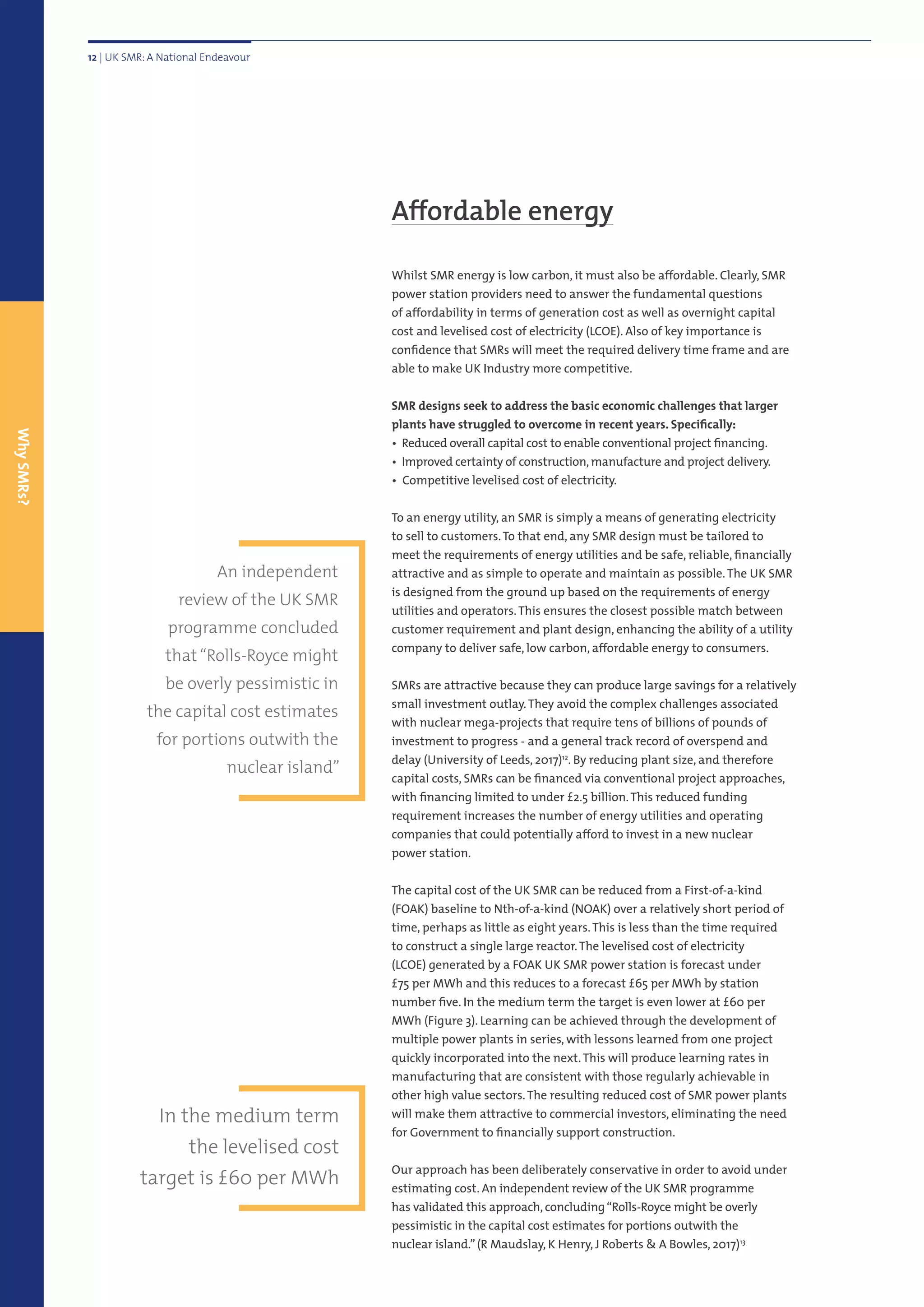 UK Small Modular Reactors: A National Endeavour | PDF