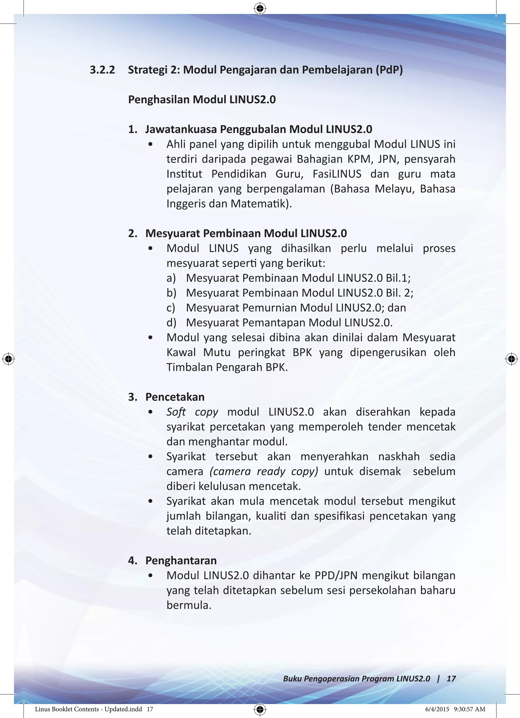 Buku Pengoperasian LINUS2.0 | PDF