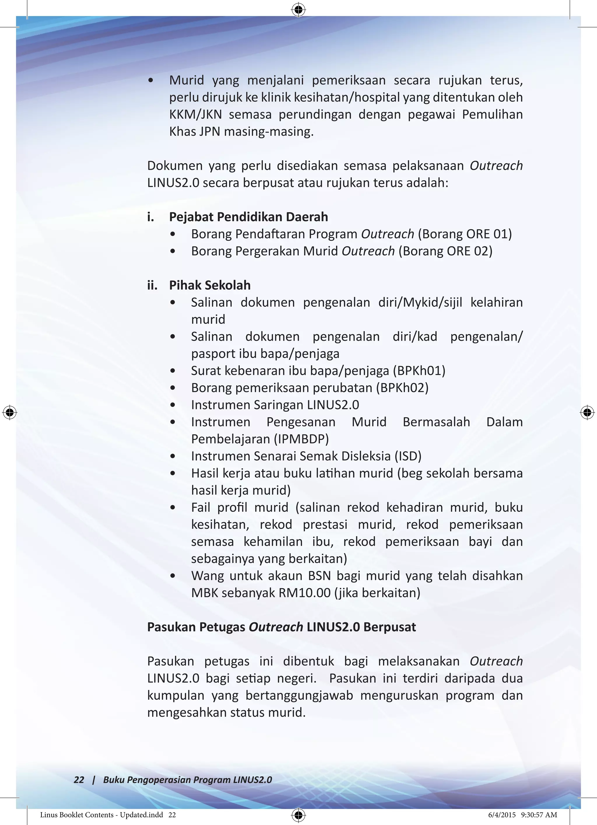 Buku Pengoperasian LINUS2.0 | PDF