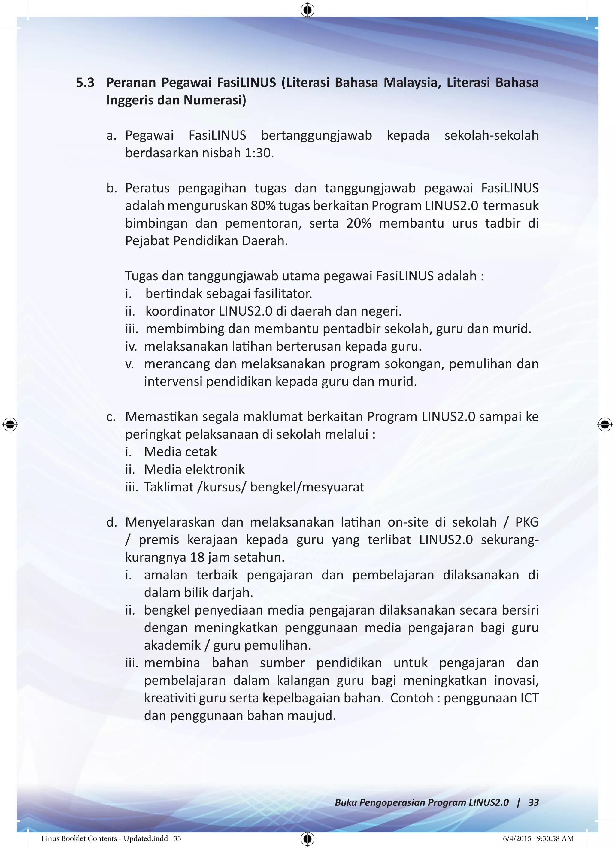 Buku Pengoperasian LINUS2.0 | PDF