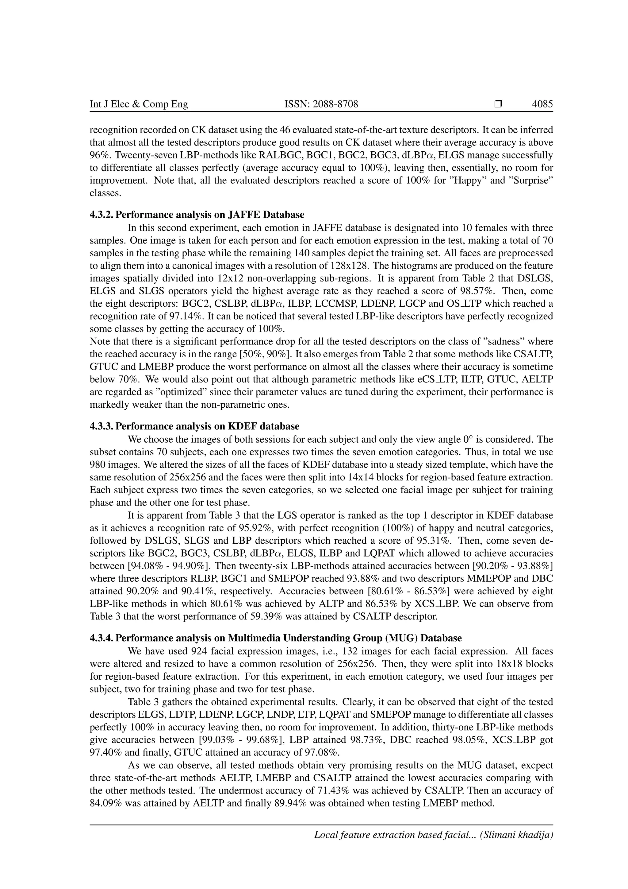 Local Feature Extraction Based Facial Emotion Recognition A Survey Pdf