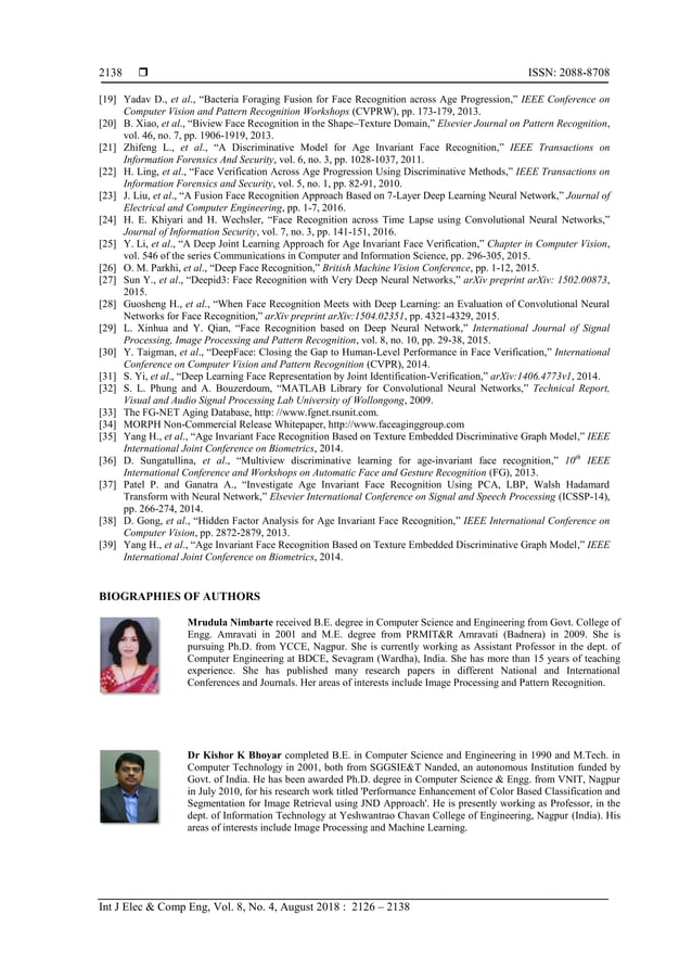 Age Invariant Face Recognition Using Convolutional Neural Network Pdf