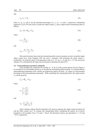 1.5-V CMOS Current Multiplier/Divider | PDF