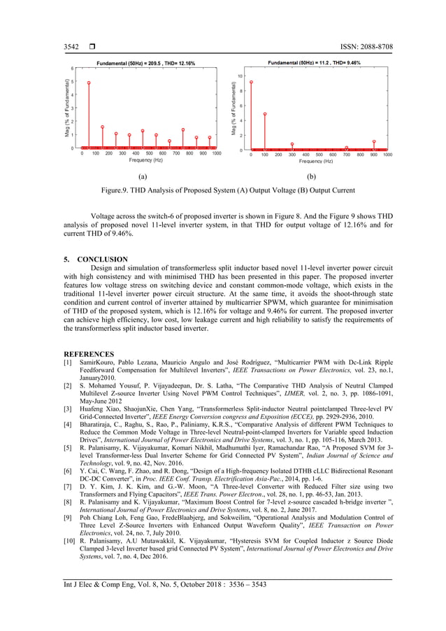 Design and Simulation of Novel 11-level Inverter Scheme with Reduced Switches | PDF | Home ...