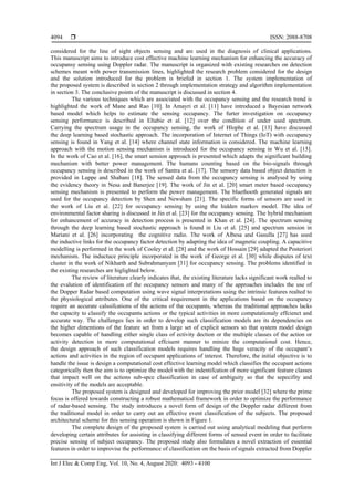 Analytical framework for optimized feature extraction for upgrading occupancy sensing ...