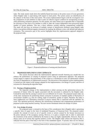 Analytical framework for optimized feature extraction for upgrading occupancy sensing performance