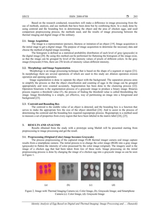 Identity Analysis of Egg Based on Digital and Thermal Imaging: Image Processing and Counting ...