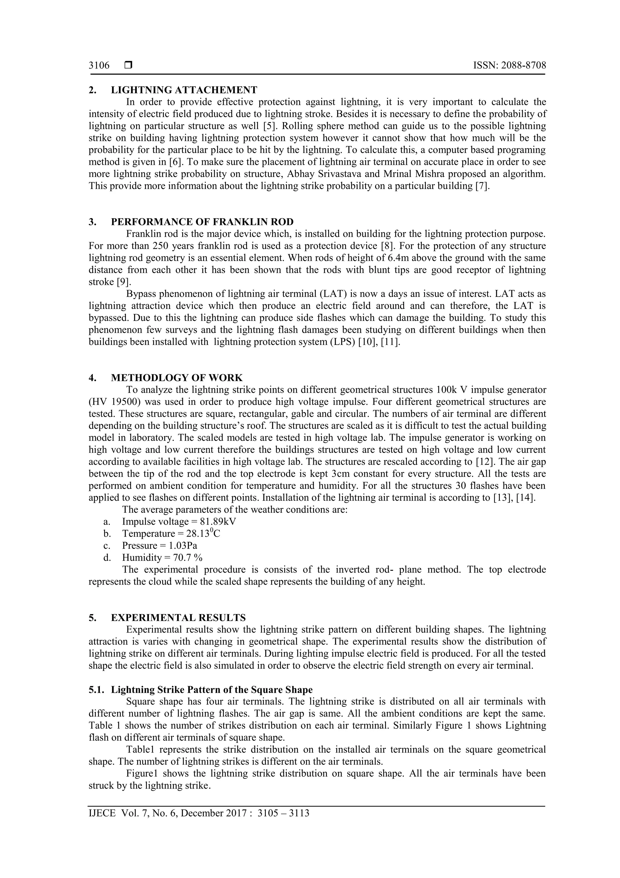 Electric Filed Intensity of the Lightning Strikes on Lightning Air ...