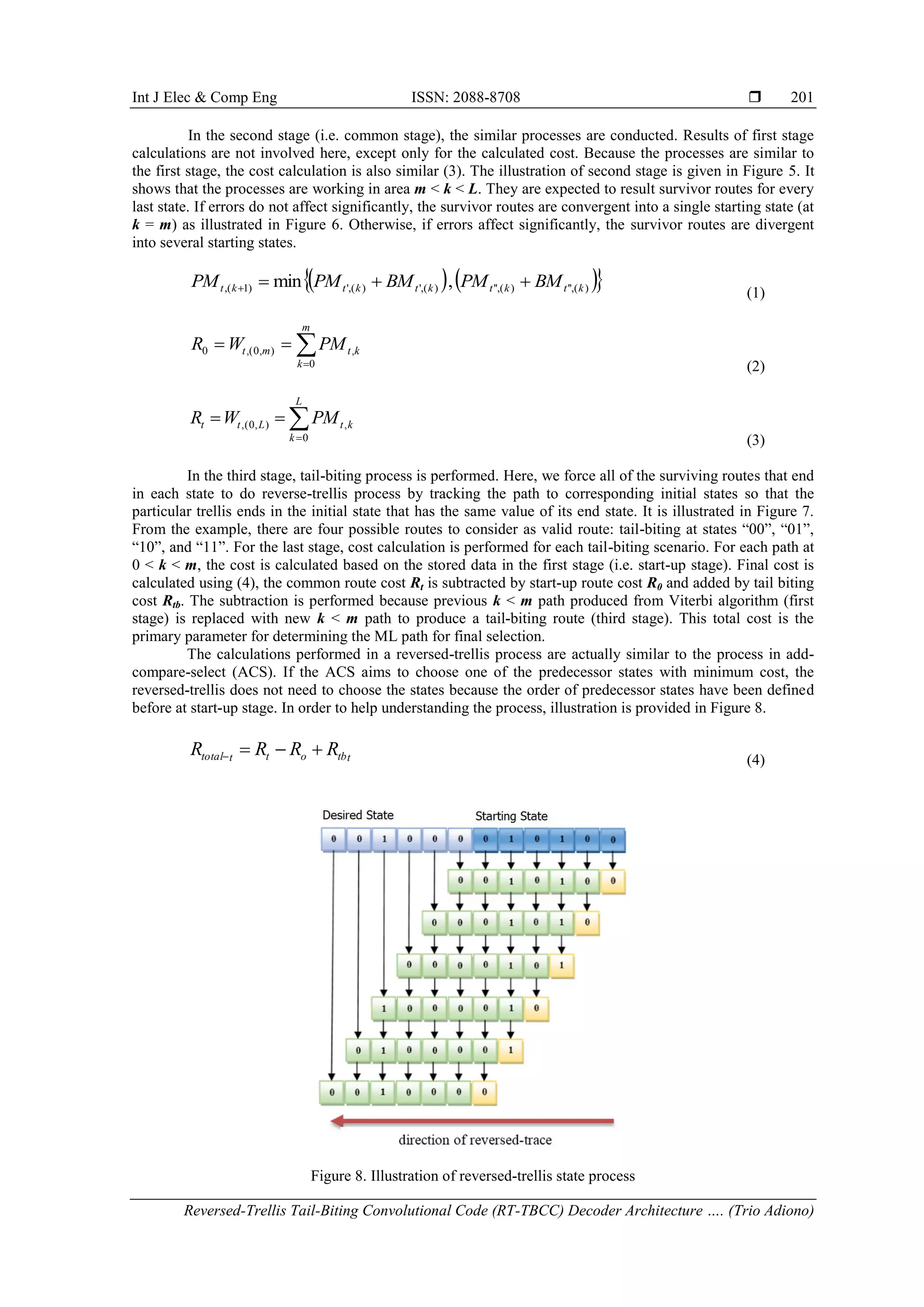 Reversed-Trellis Tail-Biting Convolutional Code (RT-TBCC) Decoder Architecture Design for LTE | PDF