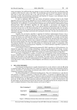 Reversed-Trellis Tail-Biting Convolutional Code (RT-TBCC) Decoder Architecture Design for LTE | PDF