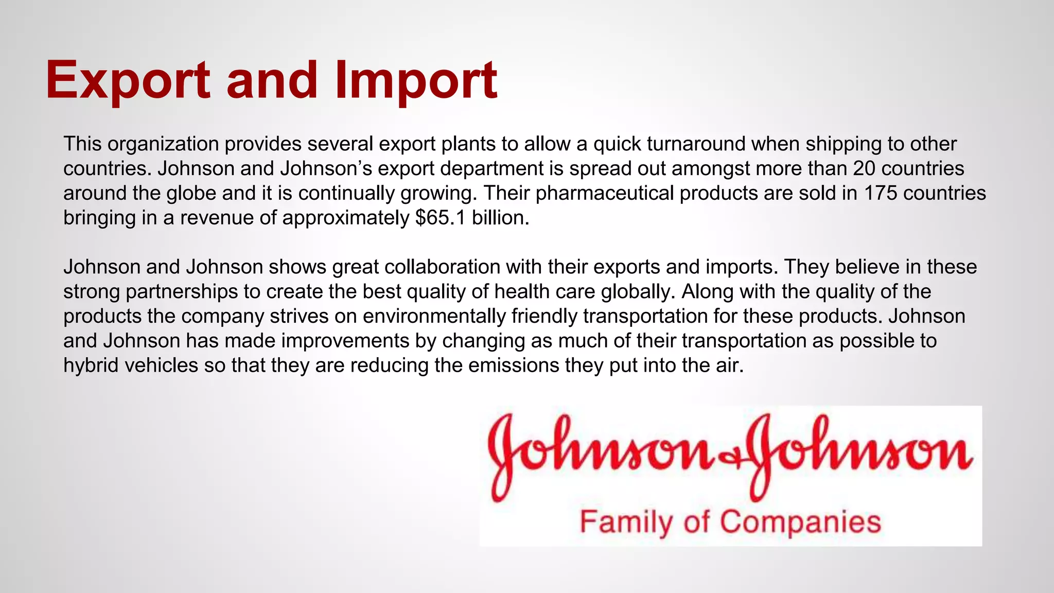 Johnson & Johnson Organizational Research Project | PPTX ...