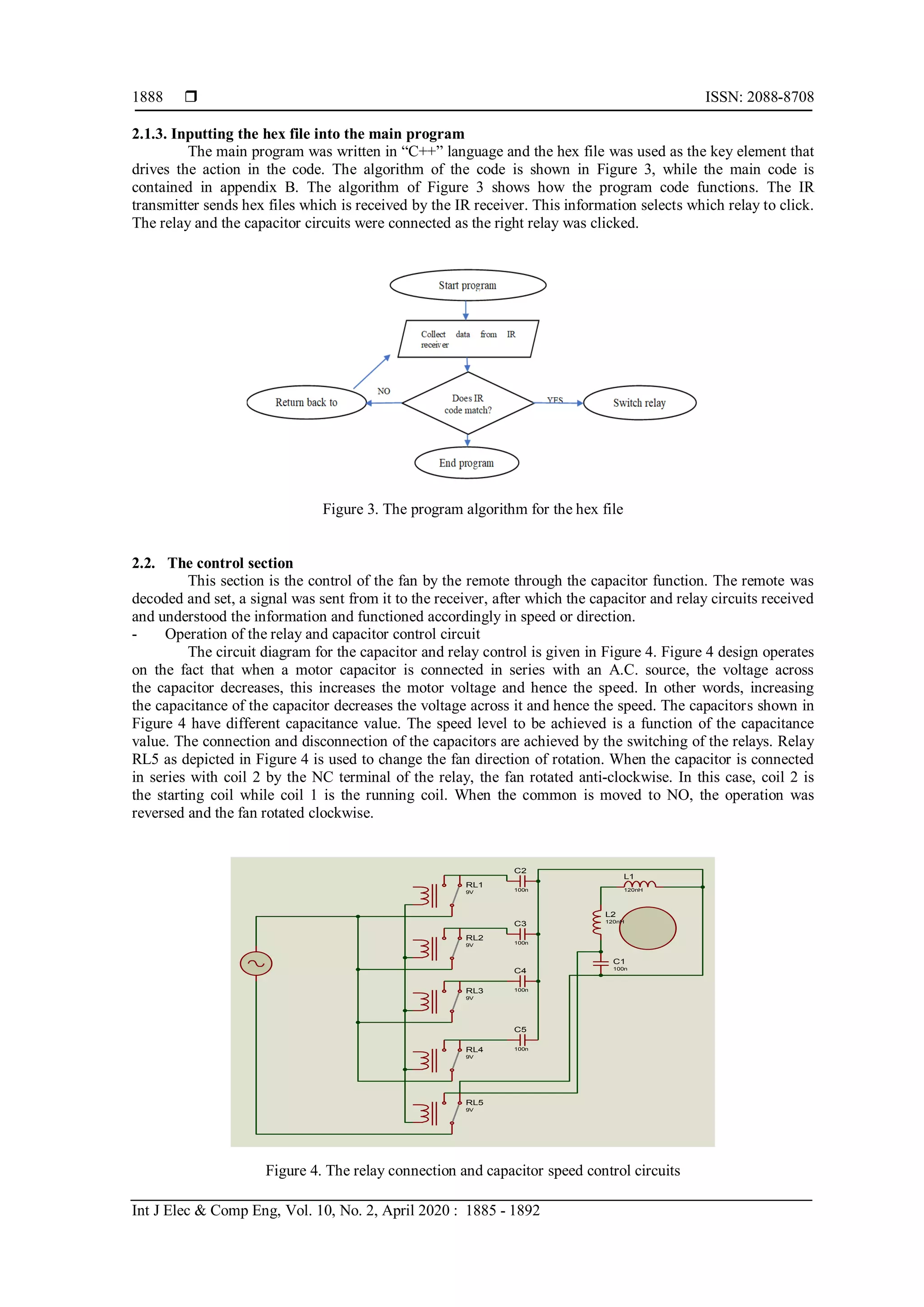 Design topology of a remote-controlled bi-directional rotation of an A ...