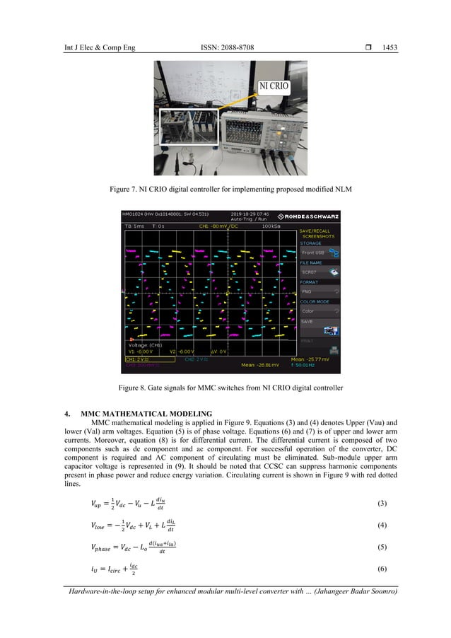Hardware-in-the-loop setup for enhanced modular multi-level converter ...
