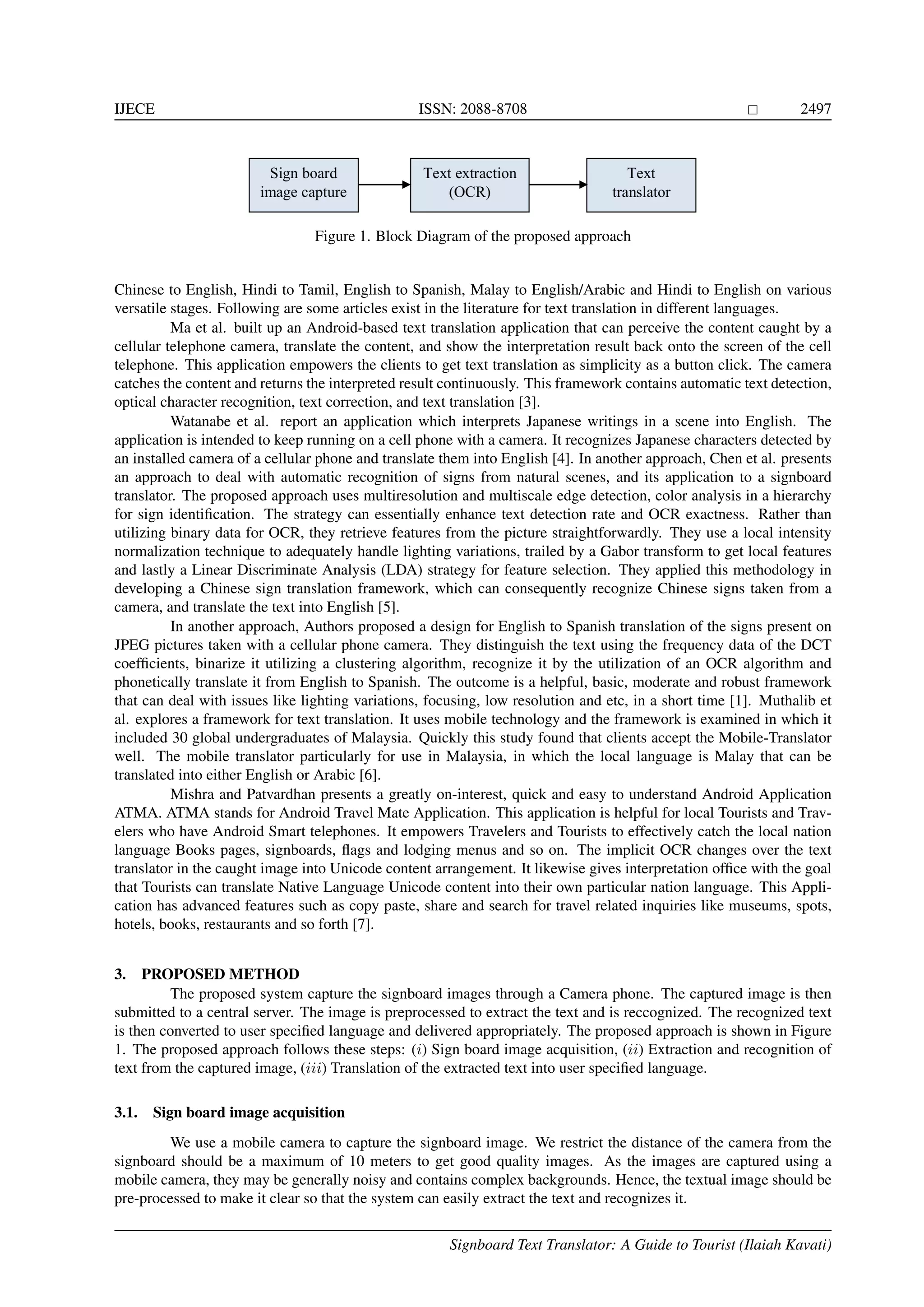 Signboard Text Translator: A Guide to Tourist | PDF