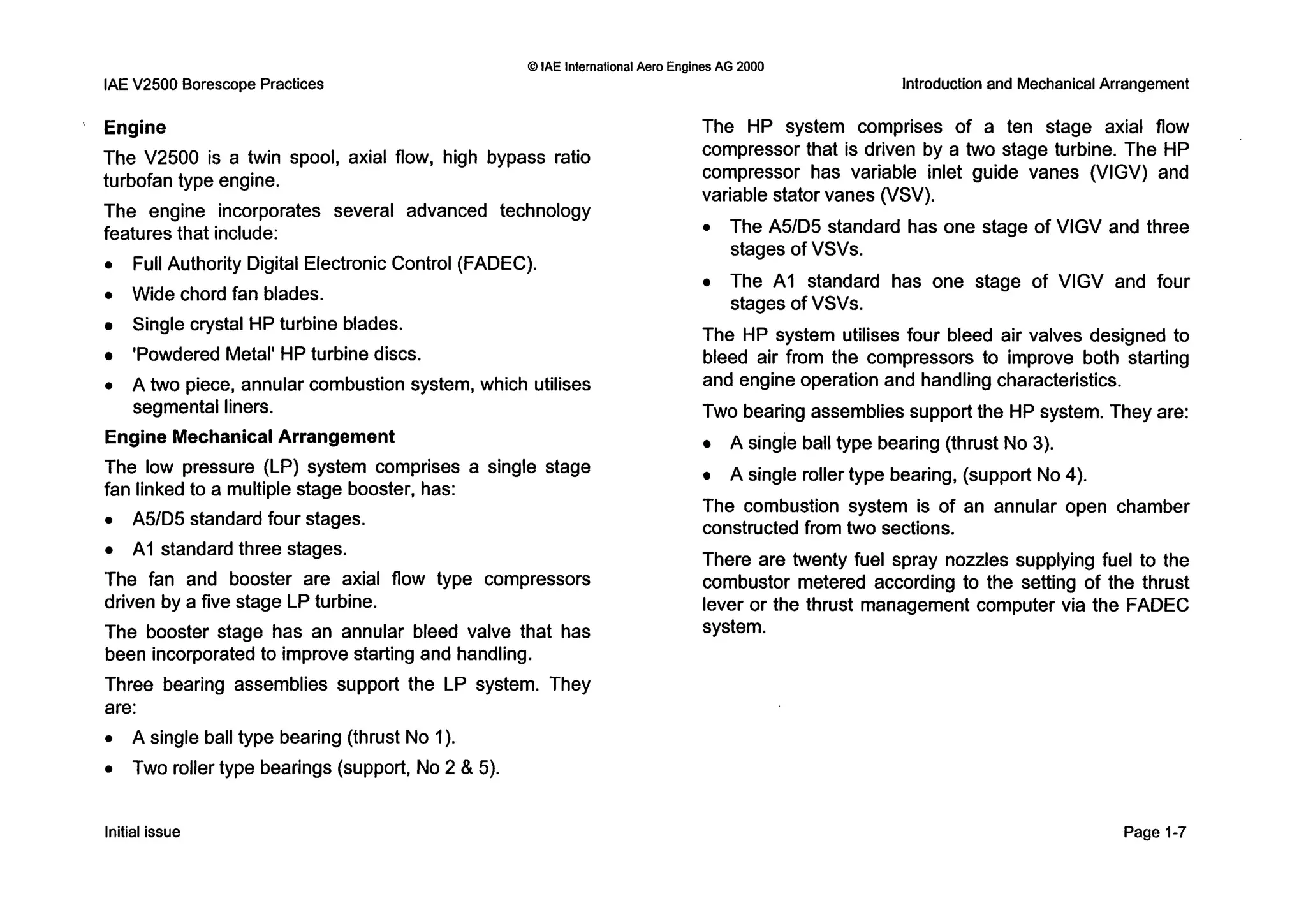V2500 bsi issue 01 | PDF | Aviation Industry | Industries