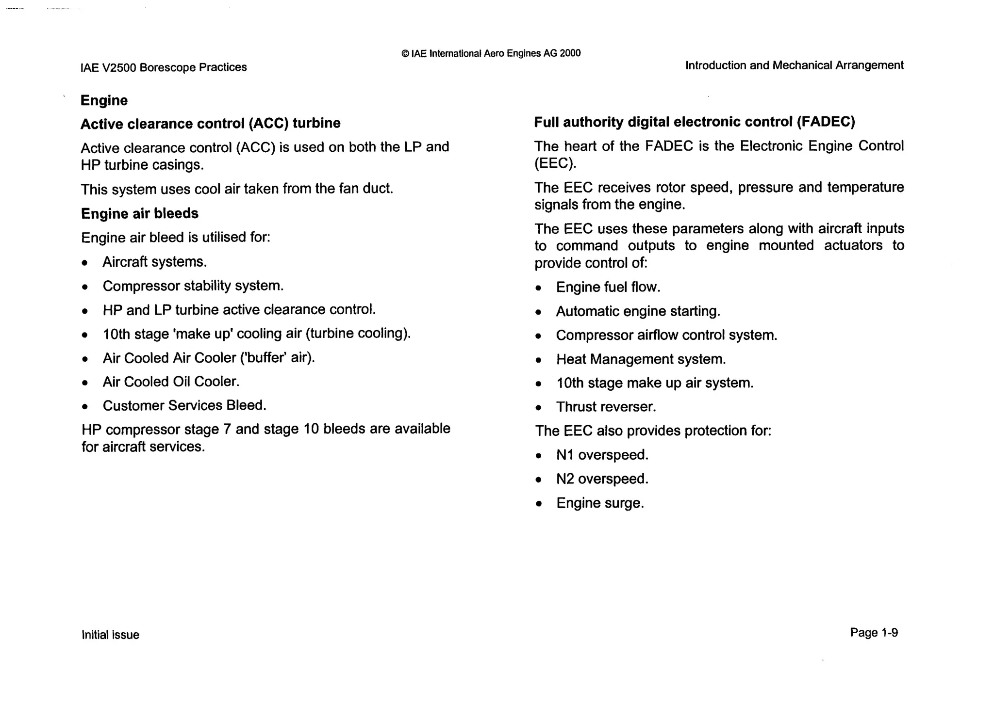 V2500 bsi issue 01 | PDF | Aviation Industry | Industries