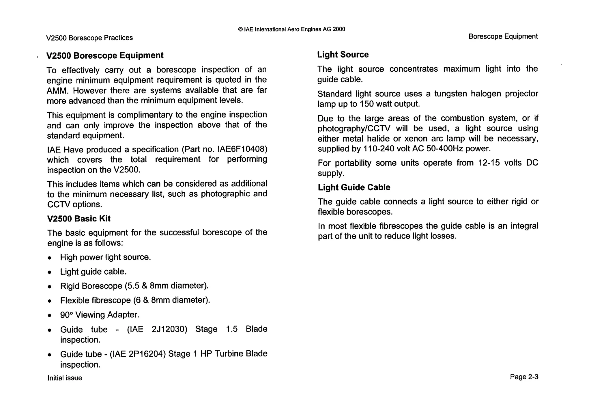 V2500 bsi issue 01 | PDF