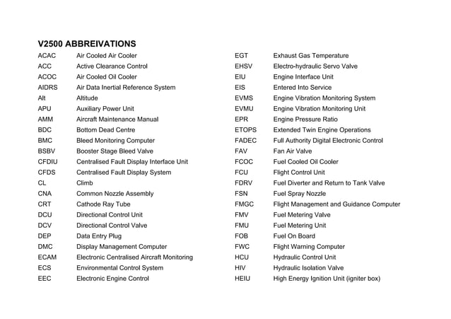 V2500 gf issue 01 | PDF | Aviation Industry | Industries
