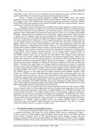 Design and analysis of optimized CORDIC based GMSK system on FPGA platform | PDF
