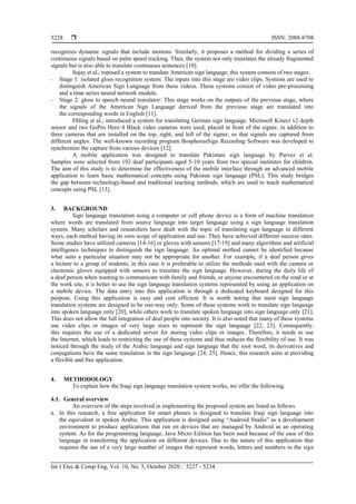 Application for Iraqi sign language translation on Android system | PDF | Ear, Nose and Throat ...