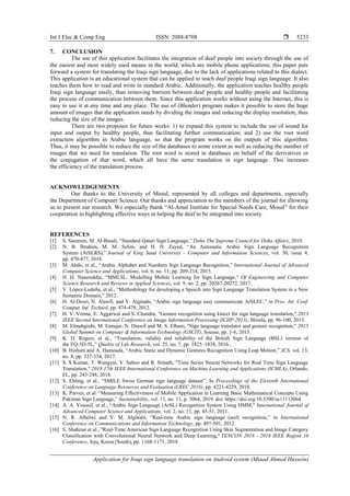 Application for Iraqi sign language translation on Android system | PDF ...