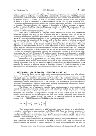 Optimised control using Proportional-Integral-Derivative controller ...