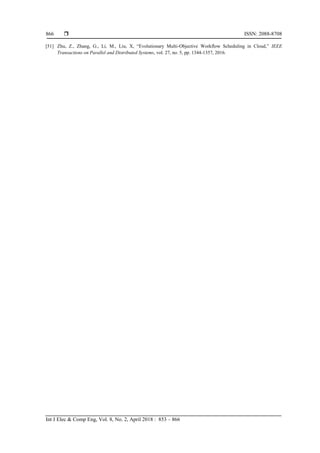 Workflow Scheduling Techniques and Algorithms in IaaS Cloud: A Survey | PDF