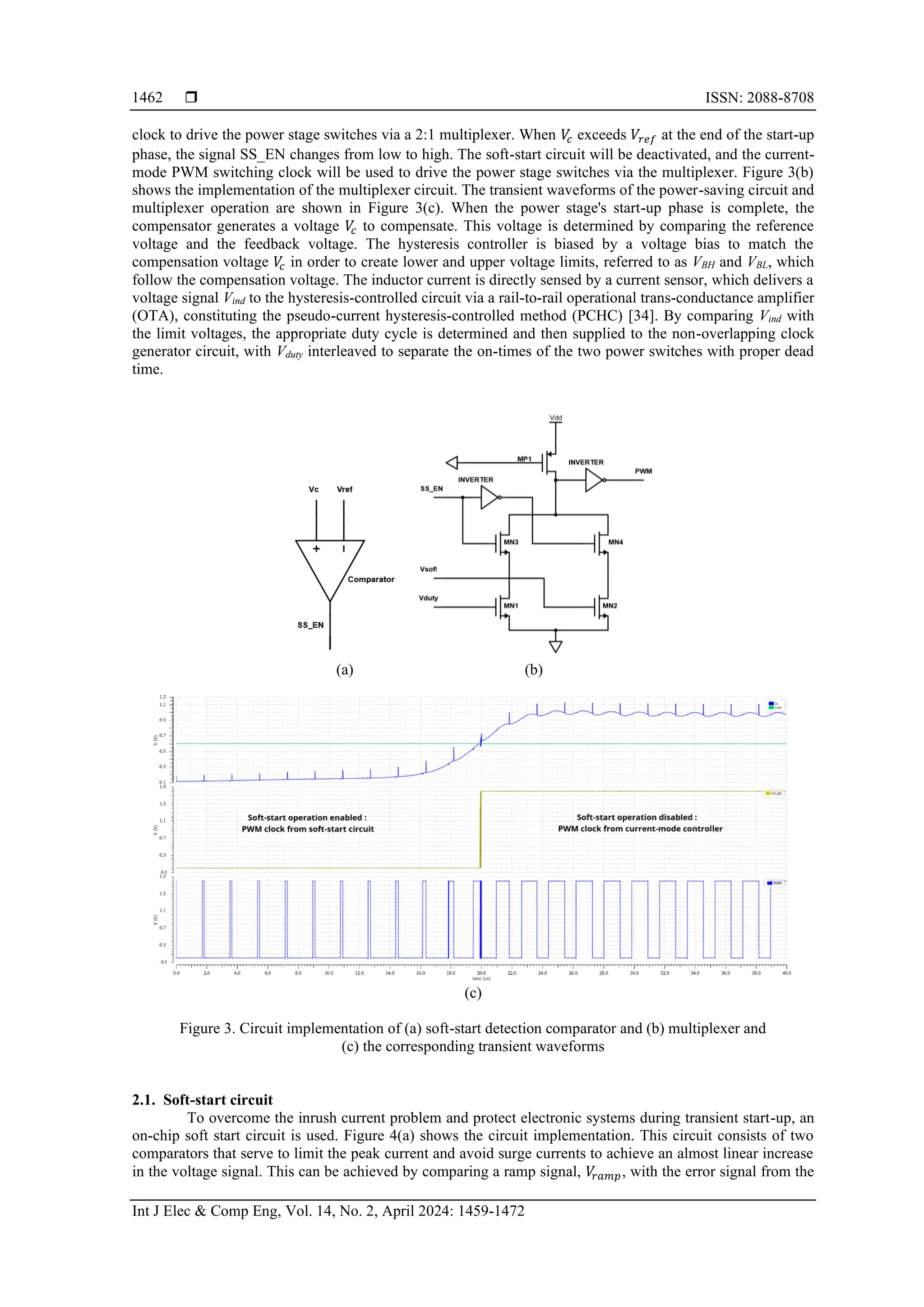 An on-chip soft-start pseudo-current hysteresis-controlled buck ...