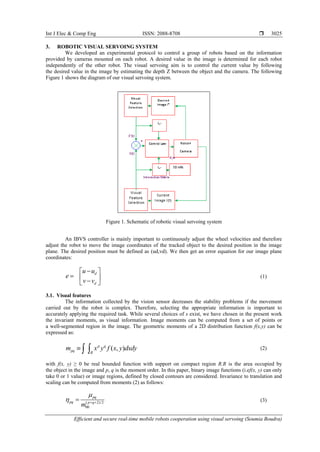 Efficient and secure real-time mobile robots cooperation using visual servoing | PDF
