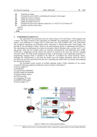 Efficient and secure real-time mobile robots cooperation using visual servoing | PDF