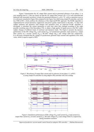 Improved predictive current model control based on adaptive PR controller for standalone system ...