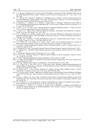 A steepest descent algorithm for the optimal control of a cascaded hydropower system | PDF